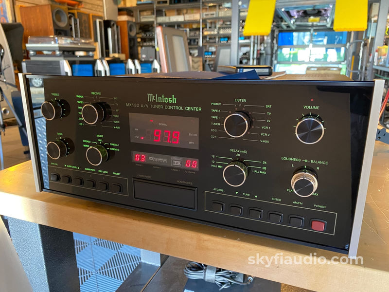 McIntosh MX130 Preamp/Processor With Tuner And Phono – SkyFi Audio