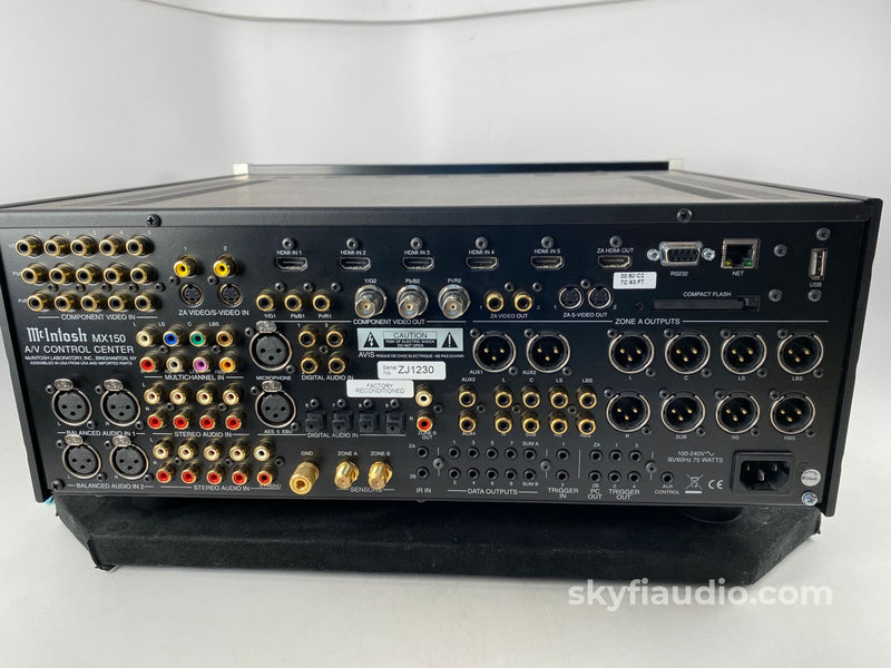 McIntosh MX150 Flagship Theater Processor and Preamplifier, Built-In R