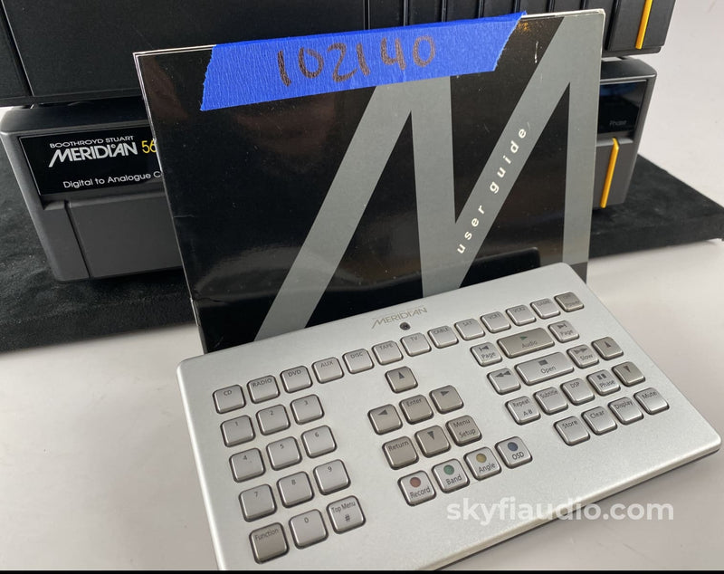 Meridian 500 Series - 506 CD Transport with 563 DAC and MSR+ Remote ...