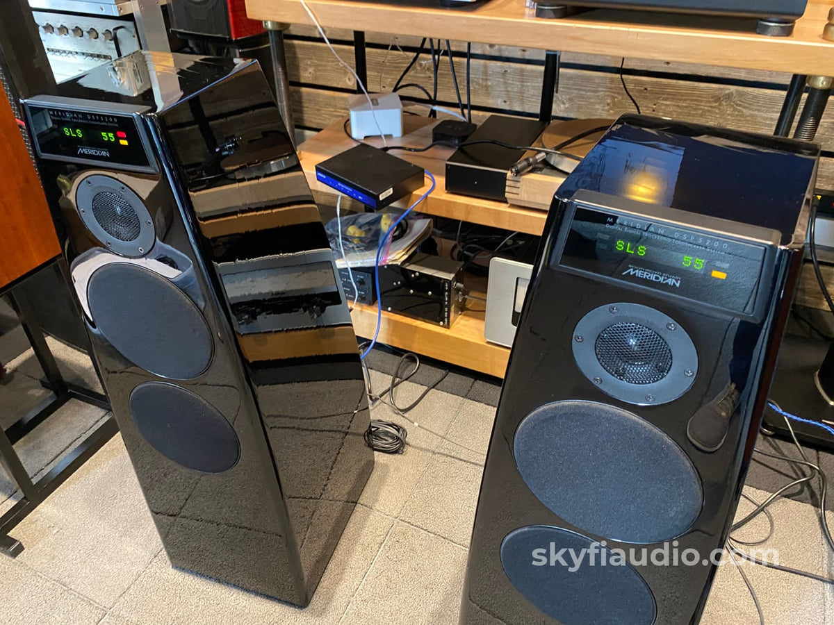 Meridian DSP5200 Digital Active Speakers, With Upgrades and Cartons,