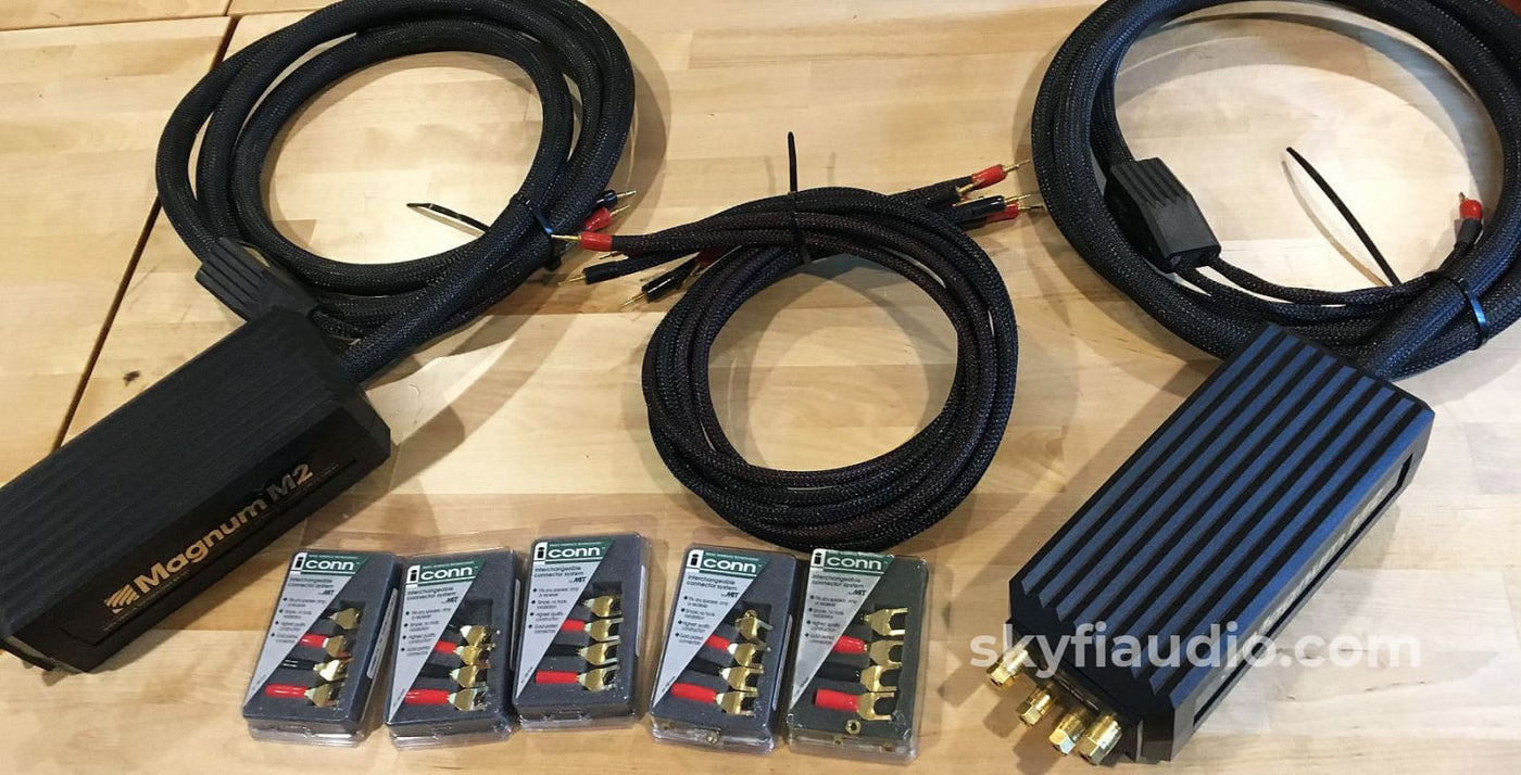 MIT Cables - Magnum M2 Bi-Wire Speaker Cable Set with New Connectors