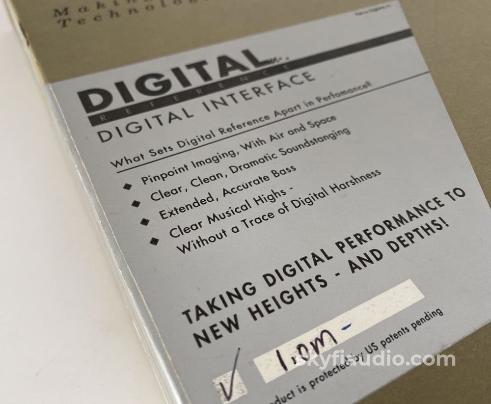 MIT Digital Reference Interface - Coaxial (RCA) Digital Cable - 1M