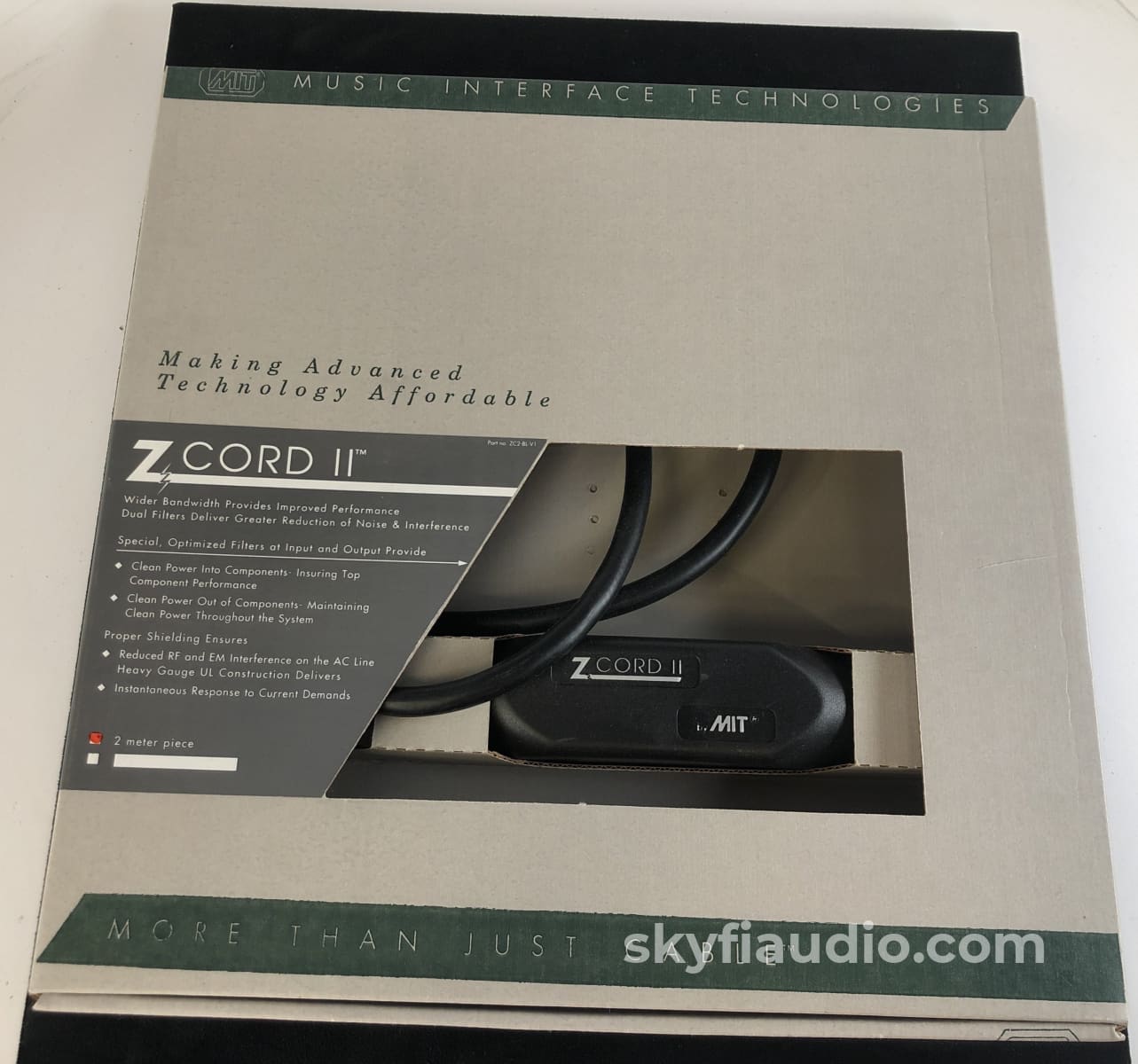 MIT (Music Interface Technologies) ZCord II Power Cable - New in Box