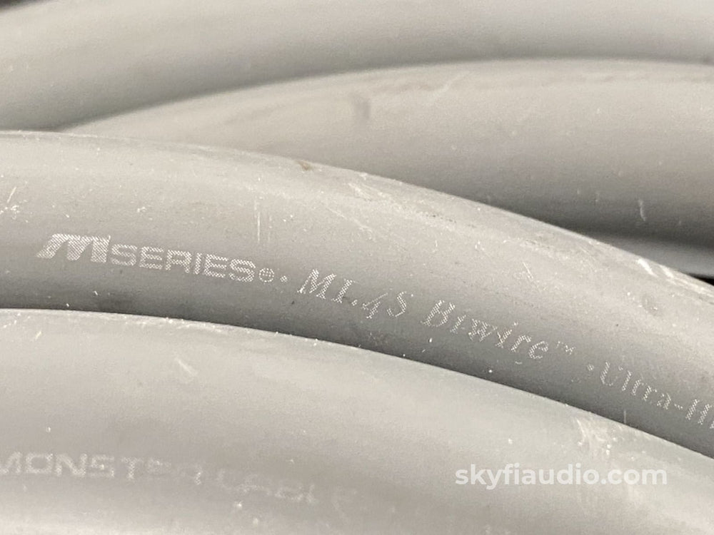 Monster Cable M Series - M1.4s Bi-Wire Speaker Cables - 8FT