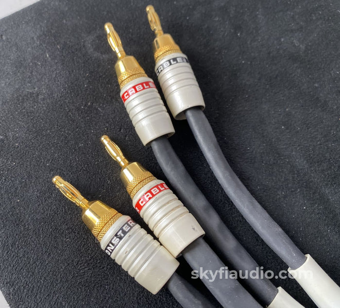 Monster Cable M Series - M1.4s Bi-Wire Speaker Cables - 8FT