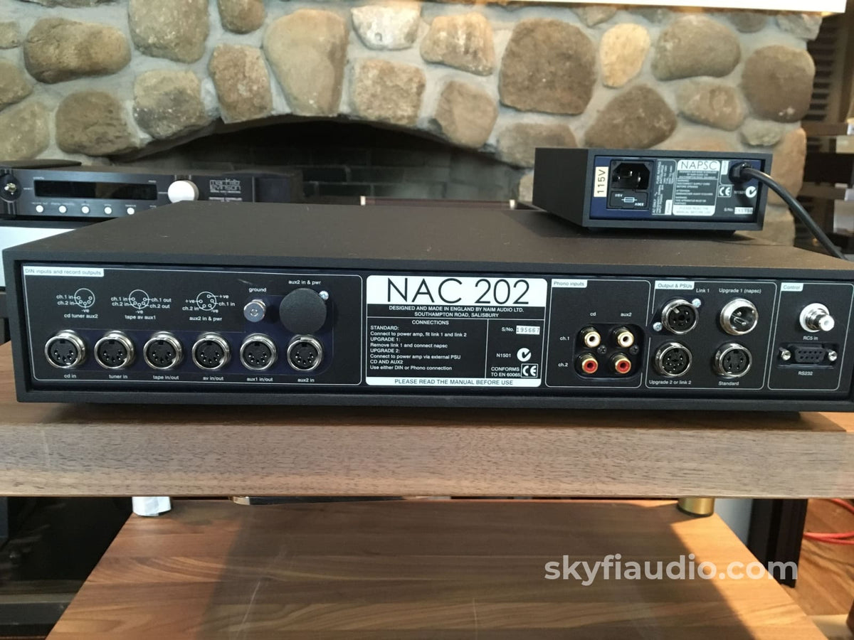 Naim Audio NAC-202 Solid State Preamp with Naim NAPSC Power Supply