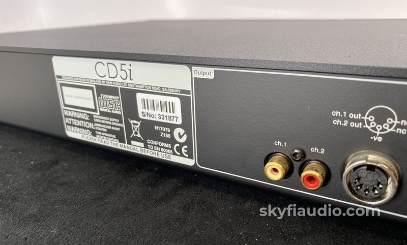 Naim CD5i CD Player w/Remote - Featuring Standard RCA Analog Output ...