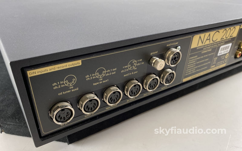 Naim NAC 202 Stereo Preamplifier With Remote - NEW Price – SkyFi Audio