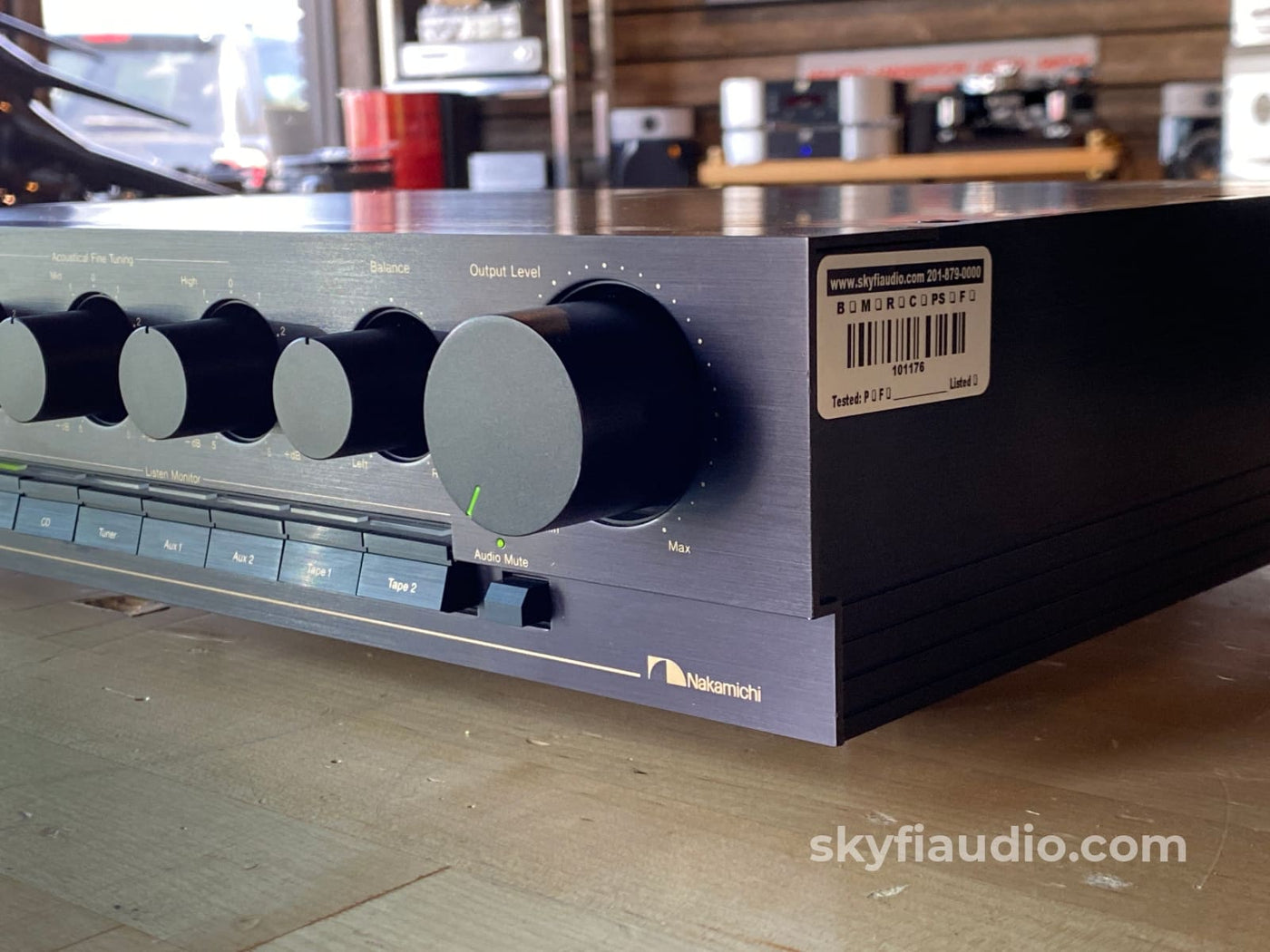 Nakamichi CA-7A All-Analog Preamplifier With MC/MM Phono and Remote