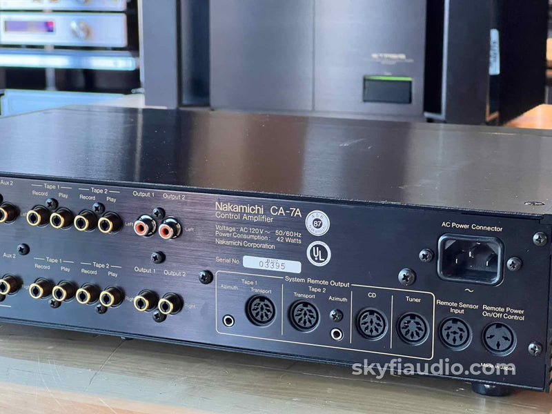 Nakamichi CA-7A Vintage Analog Preamplifier With MC/MM Phono - See Vid ...