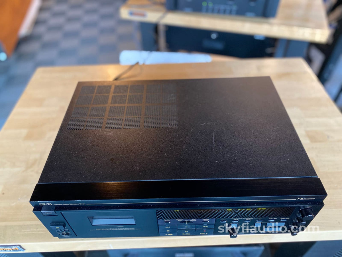 Nakamichi CR-7A Cassette Deck - Playback Machine - Read Description