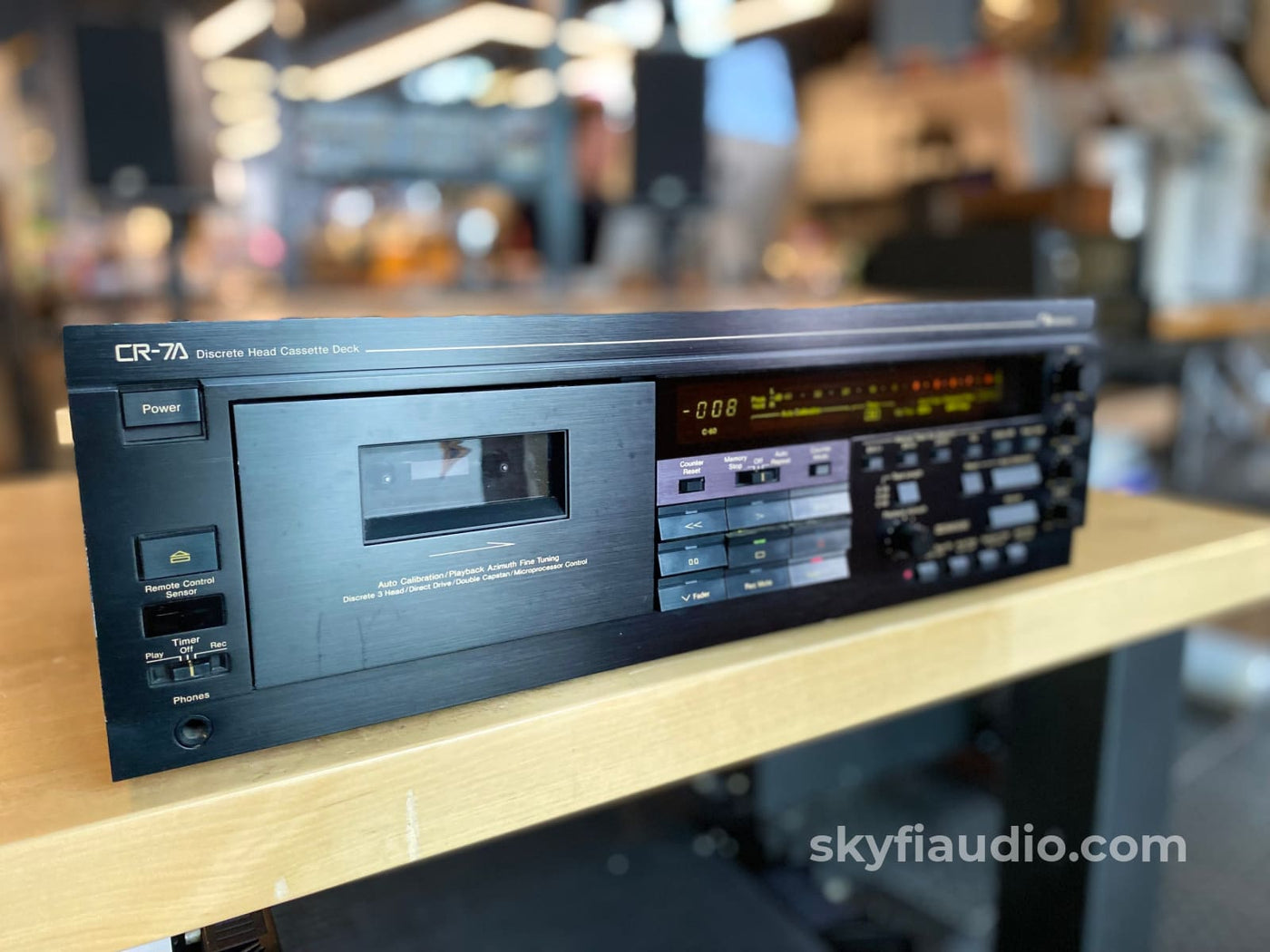 Nakamichi CR-7A Cassette Deck - Playback Machine - Read Description