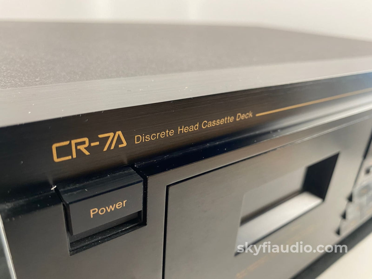 Nakamichi CR-7A Cassette Deck With Manual Azimuth Control, Serviced, D