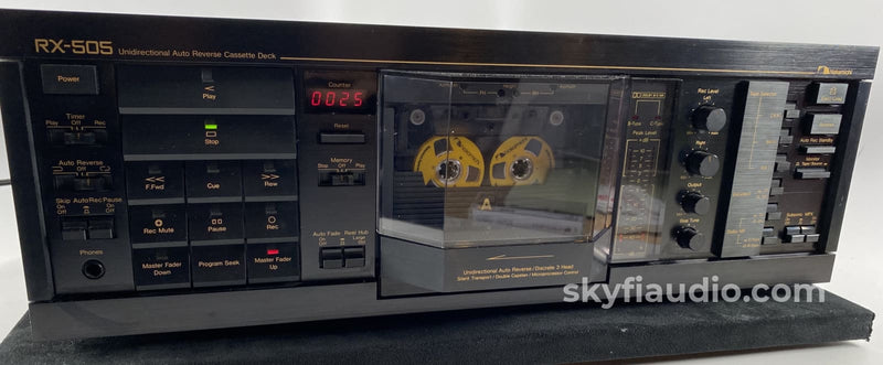 Nakamichi RX-505 Tape Deck, 3 Heads and Featuring Unique Physical Auto – SkyFi Audio