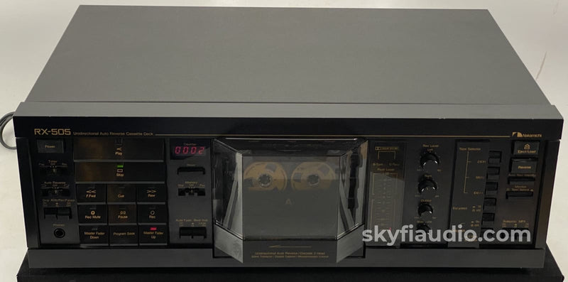 Nakamichi RX-505 Tape Deck - 3 Heads with Unique Physical Auto Reverse – SkyFi Audio