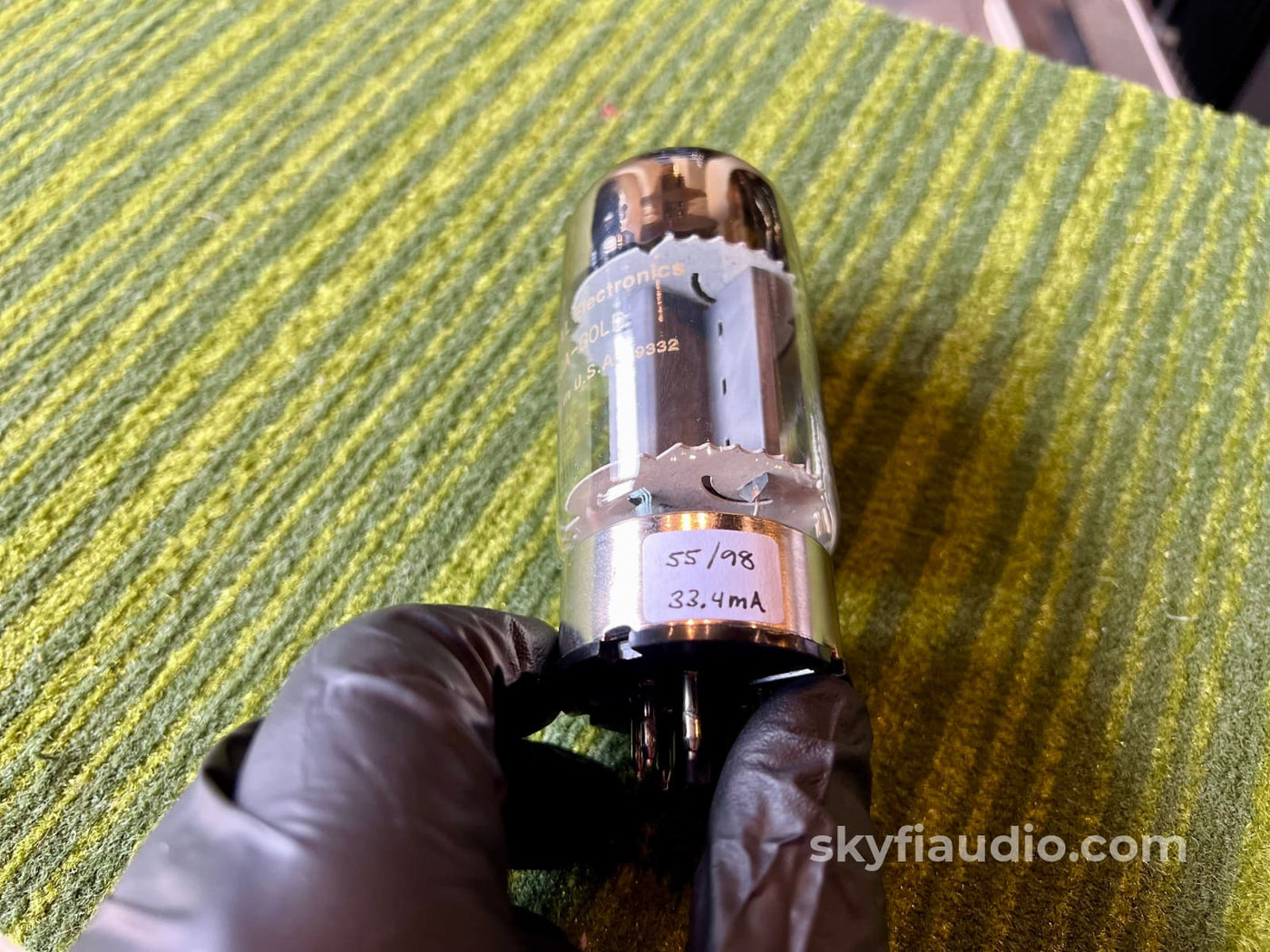 National (GE) 6550 Gold Line Matched Pair Tubes, New Old Stock (NOS)