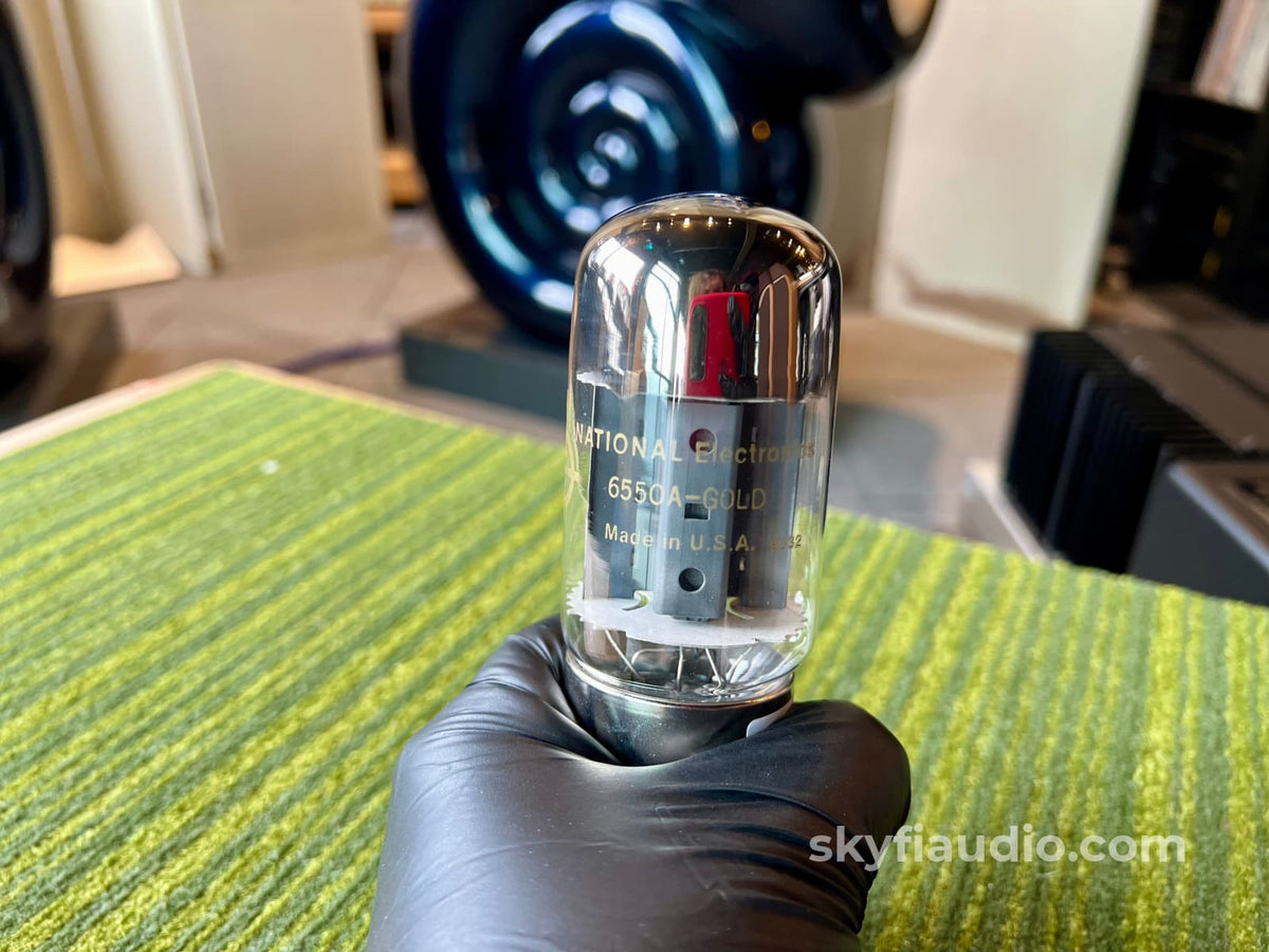 National (GE) 6550 Gold Line Matched Pair Tubes, New Old Stock (NOS)