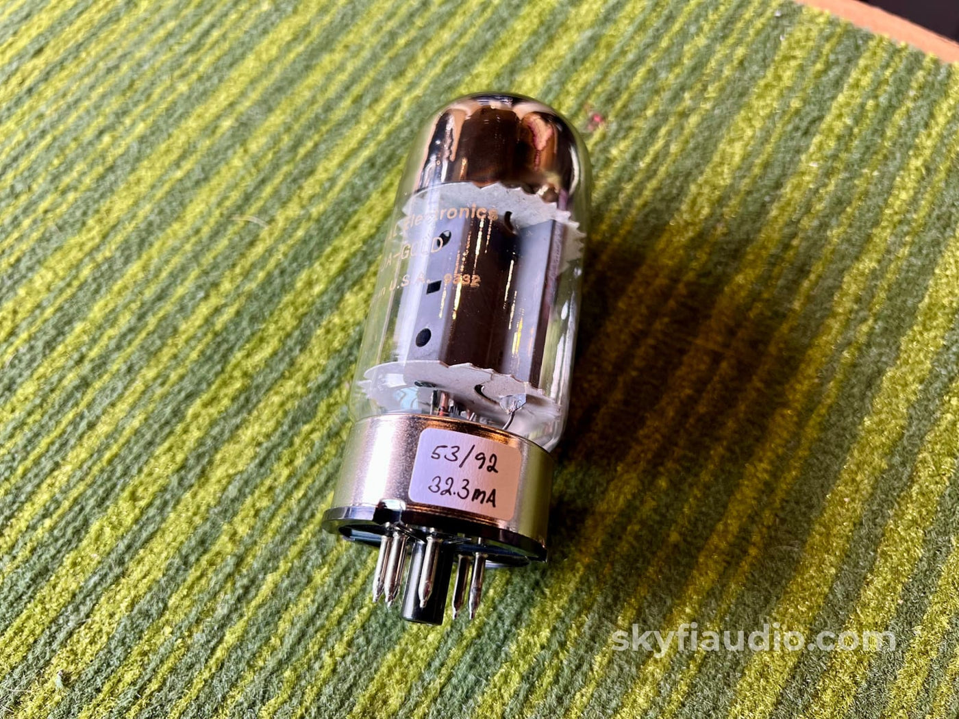 National (GE) 6550 Gold Line Matched Pair Tubes, New Old Stock (NOS)