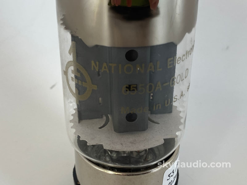 National (GE) 6550 Gold Line Tubes (Matched Quad), New Old Stock (NOS ...