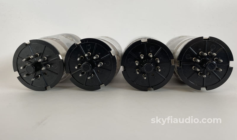 National (GE) 6550 Gold Line Tubes (Matched Quad), New Old Stock (NOS)