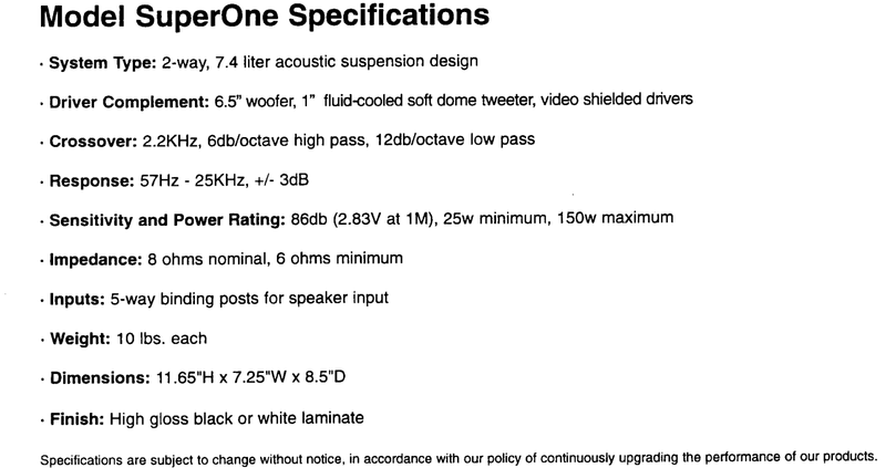 NHT SuperOne Bookshelf Speakers – SkyFi Audio
