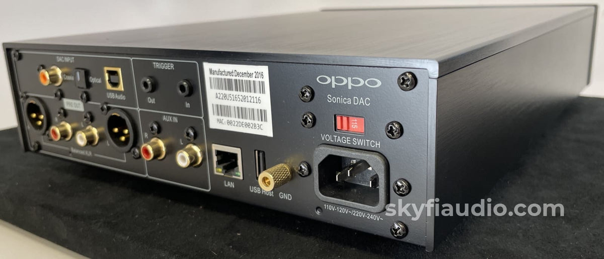 Oppo Sonica Audiophile DAC and Network Streamer - ESS ES9038PRO Sabre