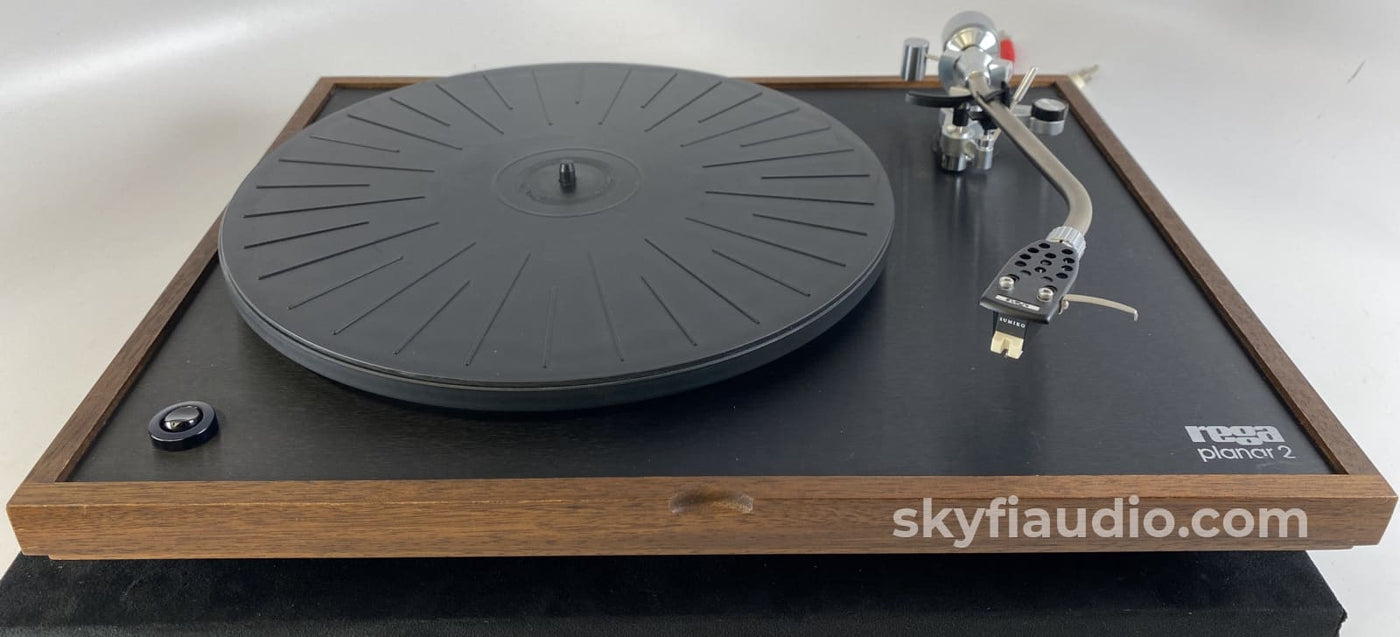 Original Rega Planar 2 Turntable with Wood Plinth and Original Tonearm