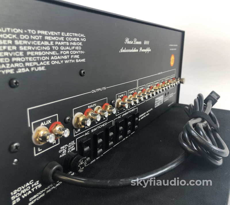 Phase Linear 4000 Series Autocorrelation Preamplifier - Restored ...
