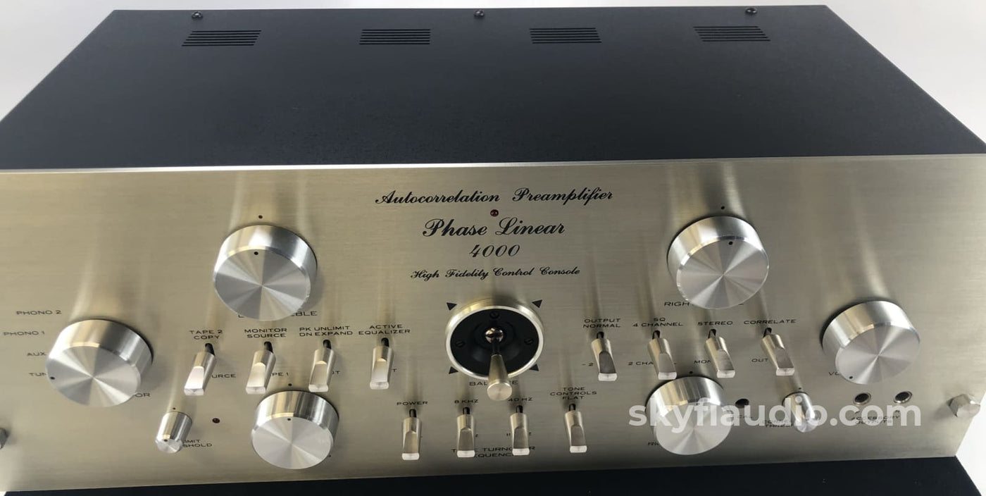 Phase Linear 4000 Series Autocorrelation Preamplifier - Restored