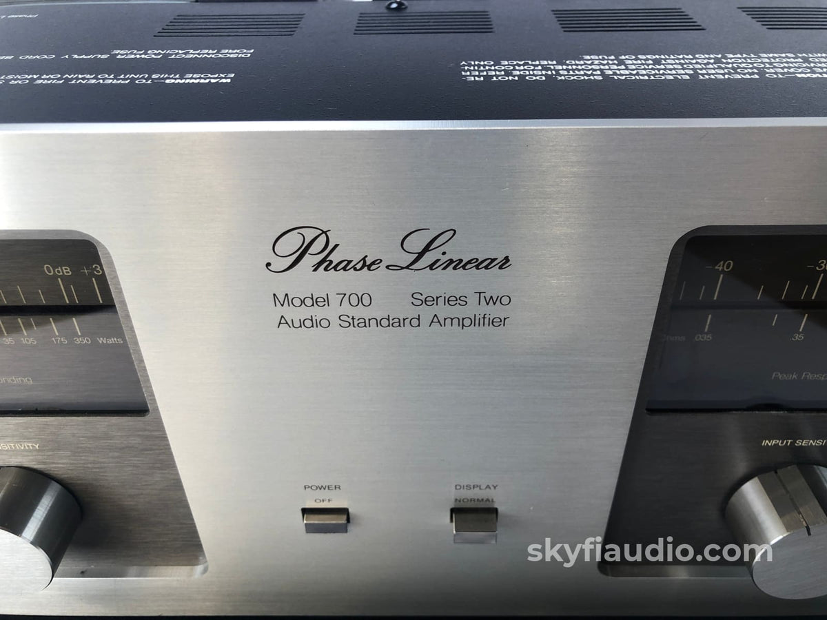 Phase Linear 700 Series II Amplifier - Incredibly Powerful