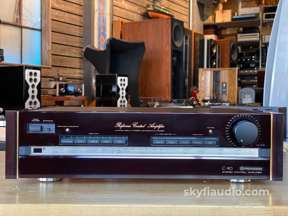Pioneer Elite C-90 Reference Preamp w/ MC Step-Up Transformer Phono St