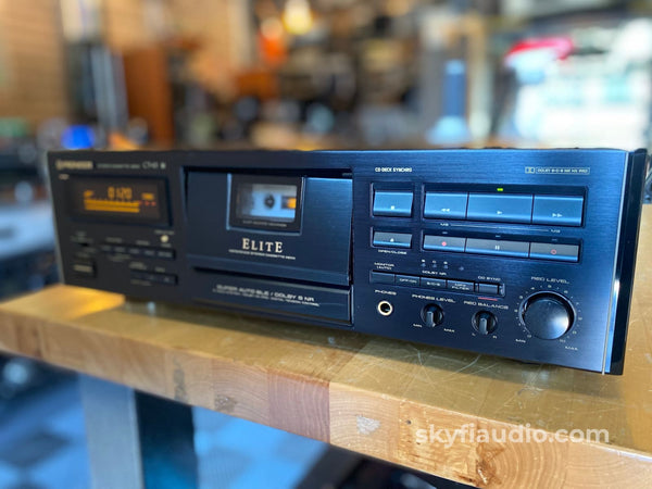Pioneer Elite CT-43 Cassette Deck - 3-Heads, Super Clean – SkyFi Audio