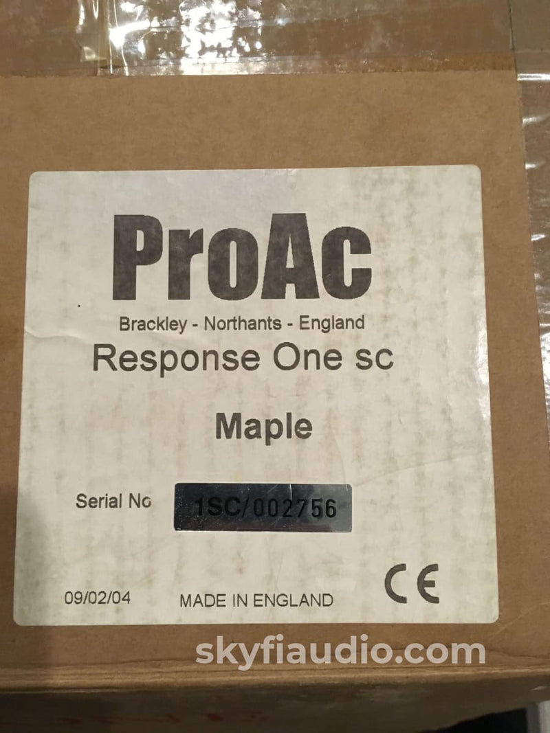 ProAc Response 1sc Speakers - New Old Stock – SkyFi Audio