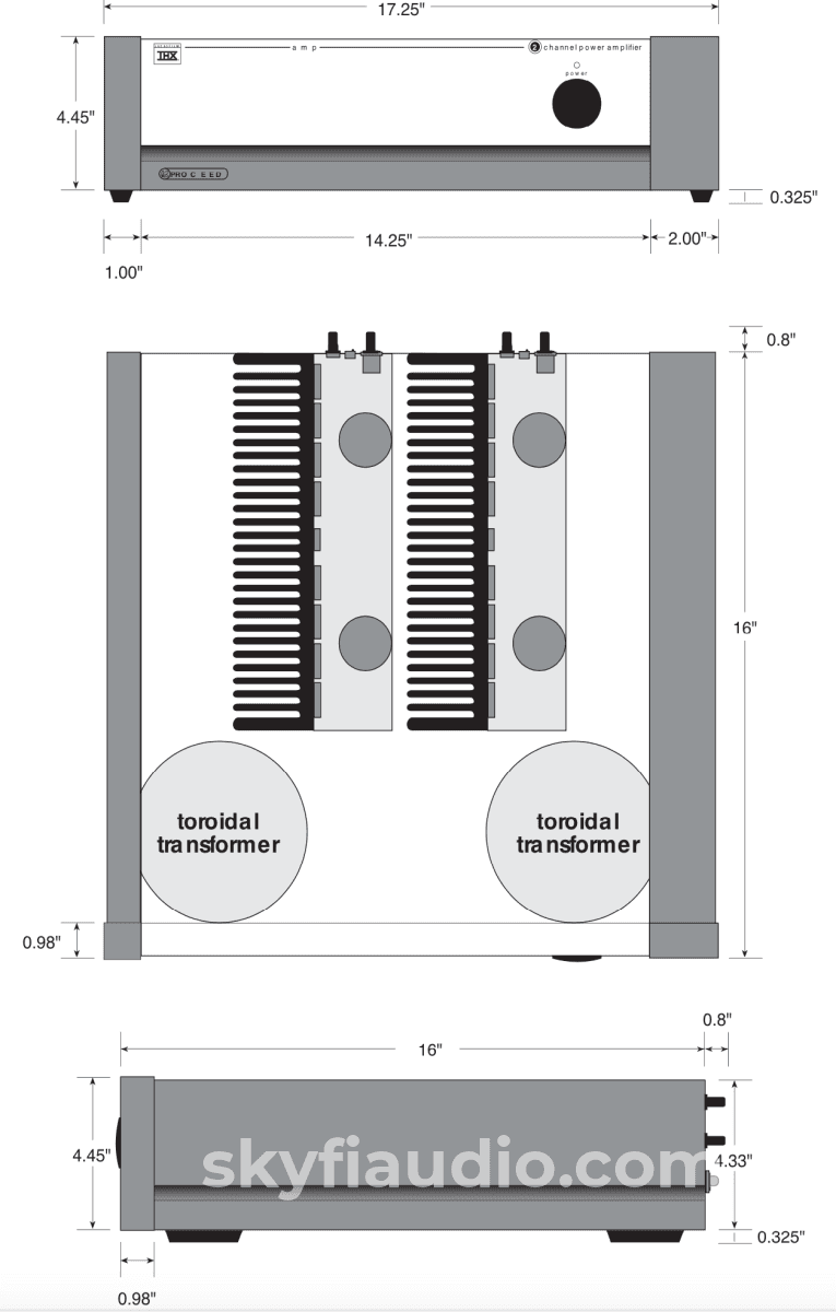 Proceed from Mark Levinson - AMP2 Amplifier – SkyFi Audio