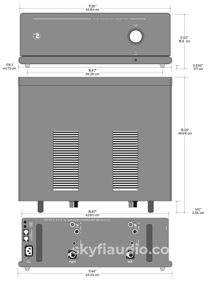 Proceed HPA2 Amplifier from Mark Levinson - Perfect for Home Theater o ...