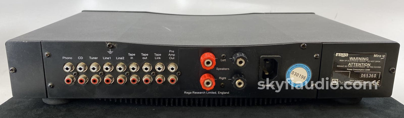 REGA Mira 3 Integrated Amp with MM Phono Section