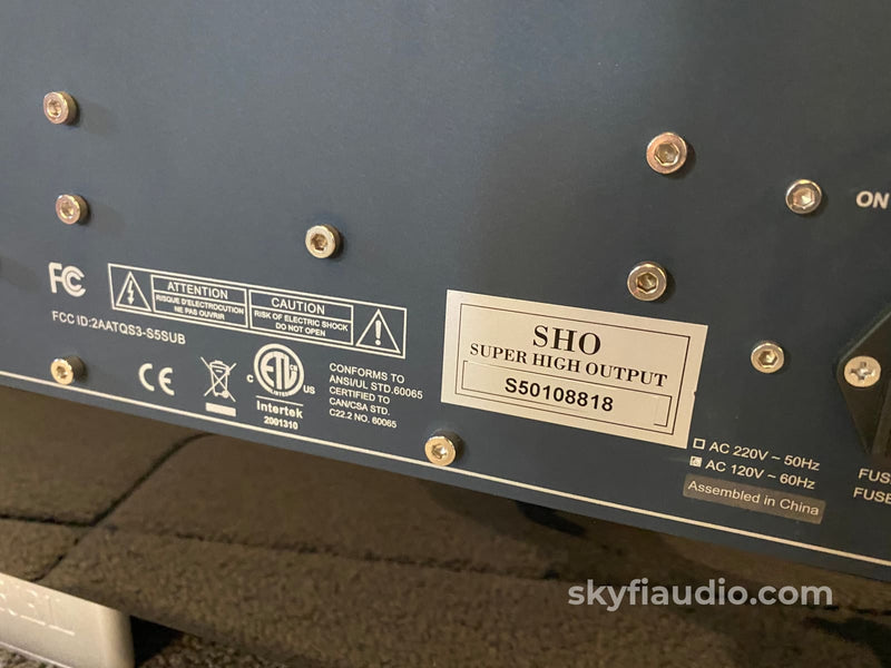 REL Acoustics S/5 SHO (Super High Output) Subwoofer – SkyFi Audio