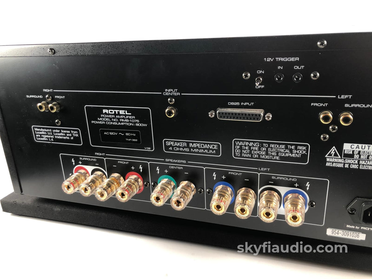 Rotel RMB-1075 High Current Five Channel Home Theater Amplifier
