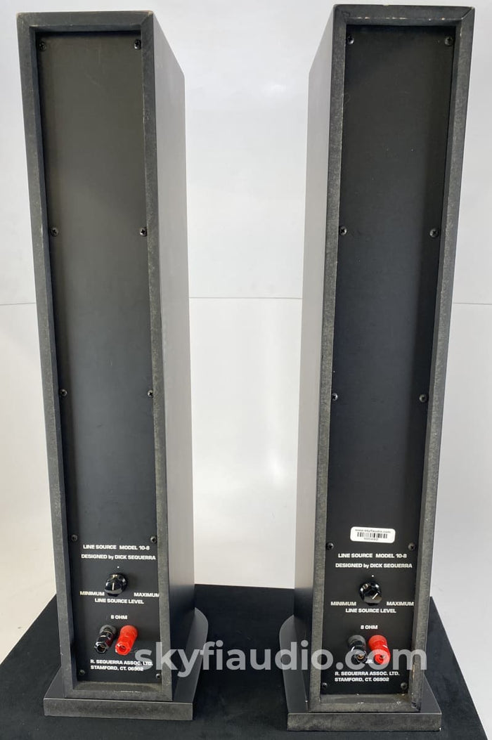 Sequerra Line Source Model 10-8 Speakers - Super Rare