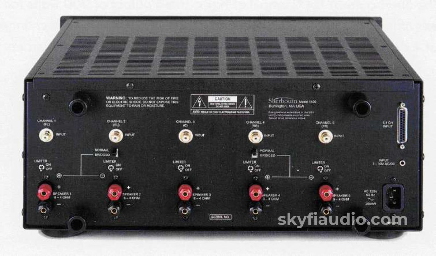 Sherbourn 5/1500A - Five-Channel Home Theater Amplifier - 200W!