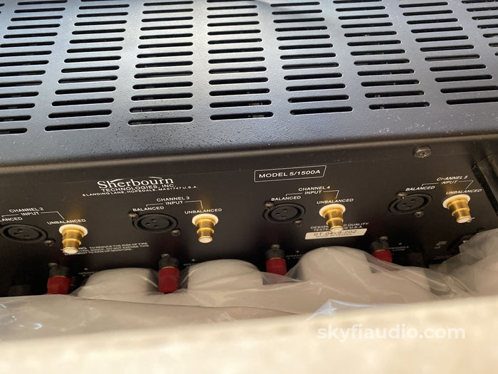 Sherbourn 5/1500A - Five-Channel Home Theater Amplifier - 200W!