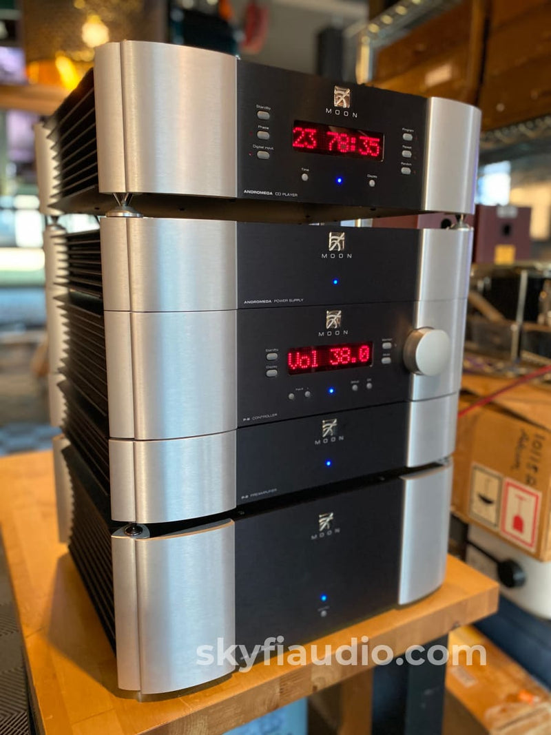 Simaudio MOON Evolution Complete Flagship System - With P-8 Pre, W-8 A ...