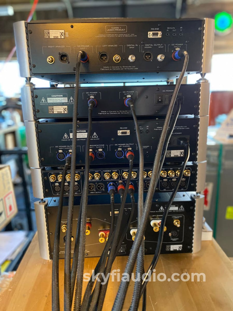 Simaudio MOON Evolution Complete Flagship System - With P-8 Pre, W-8 A ...