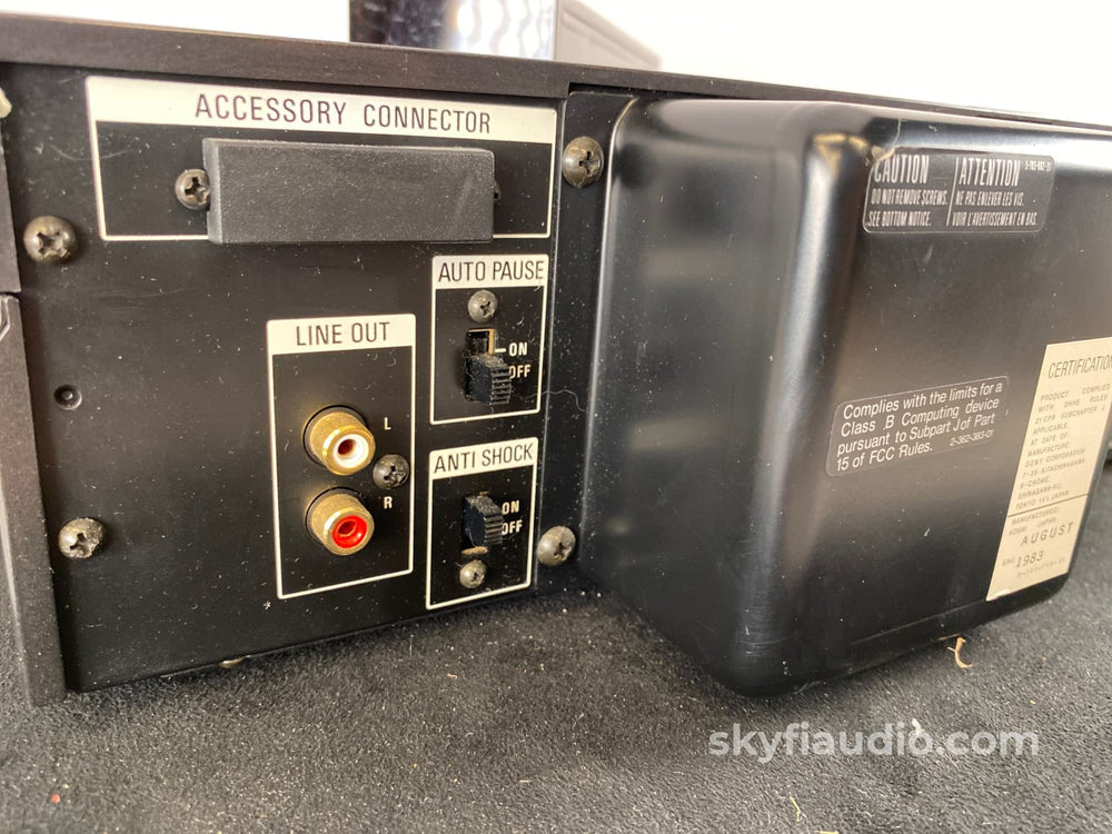 Sony CDP-101 World's FIRST CD Player - A Piece of Audio History and Wo