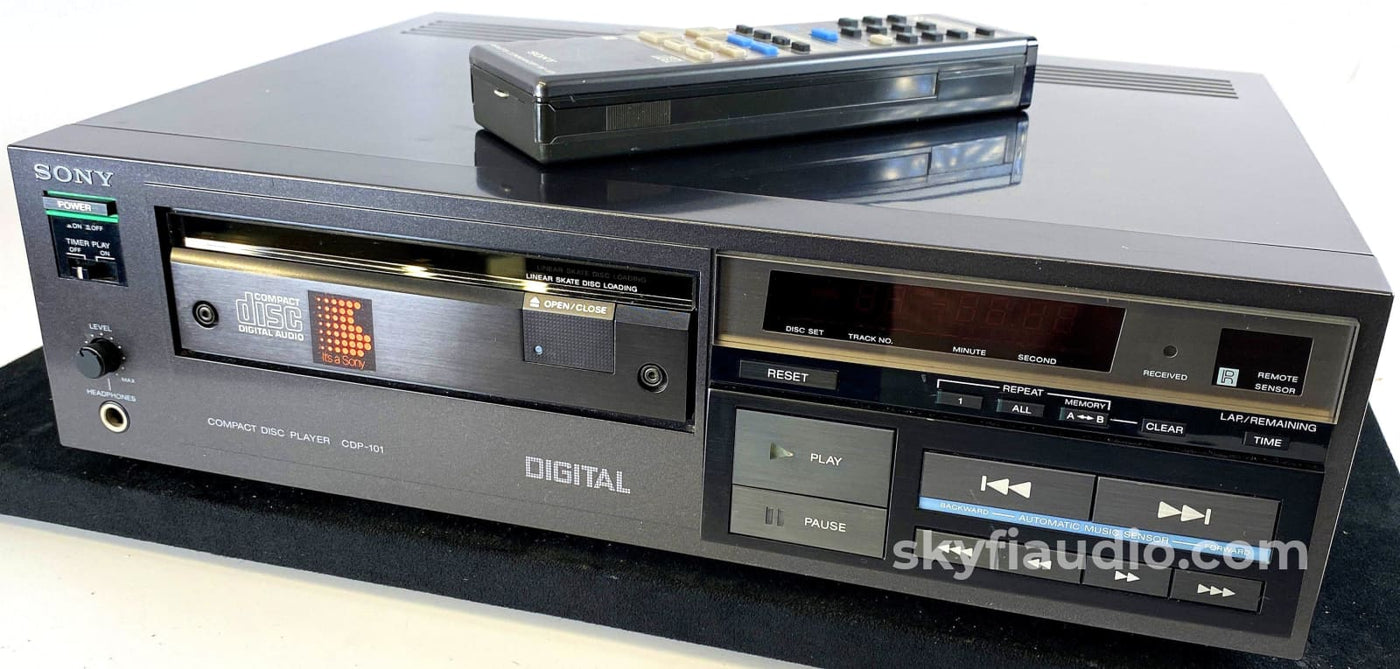 Sony CDP-101 World's FIRST CD Player - A Piece of Audio History and Wo