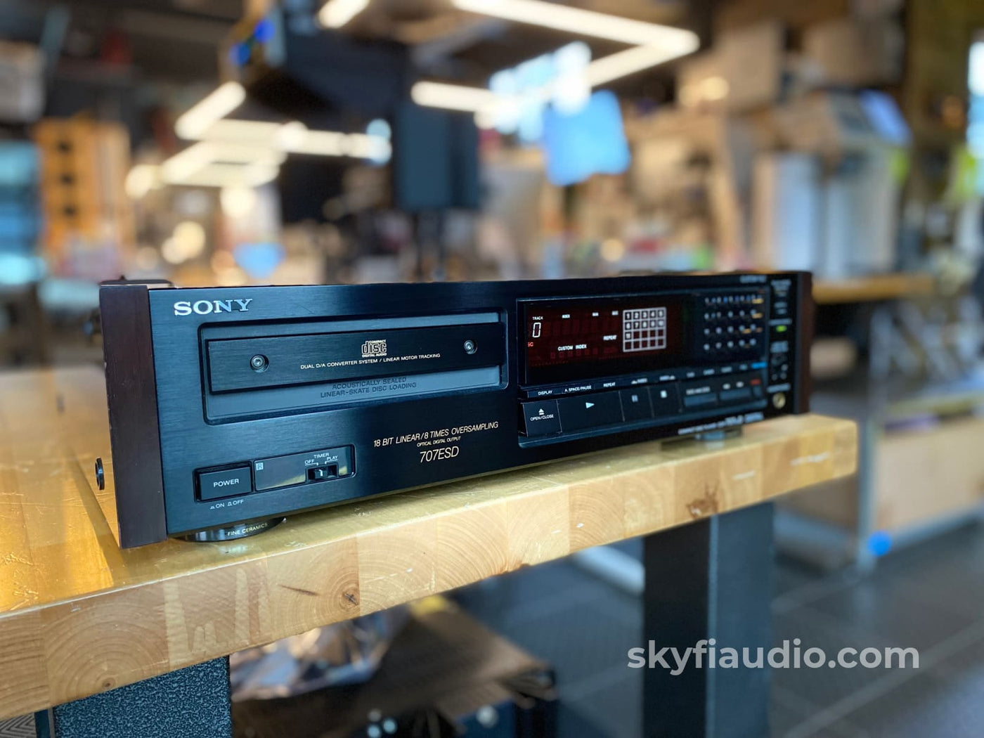 Sony CDP-707ESD Vintage CD Player With Remote - Our Favorite!