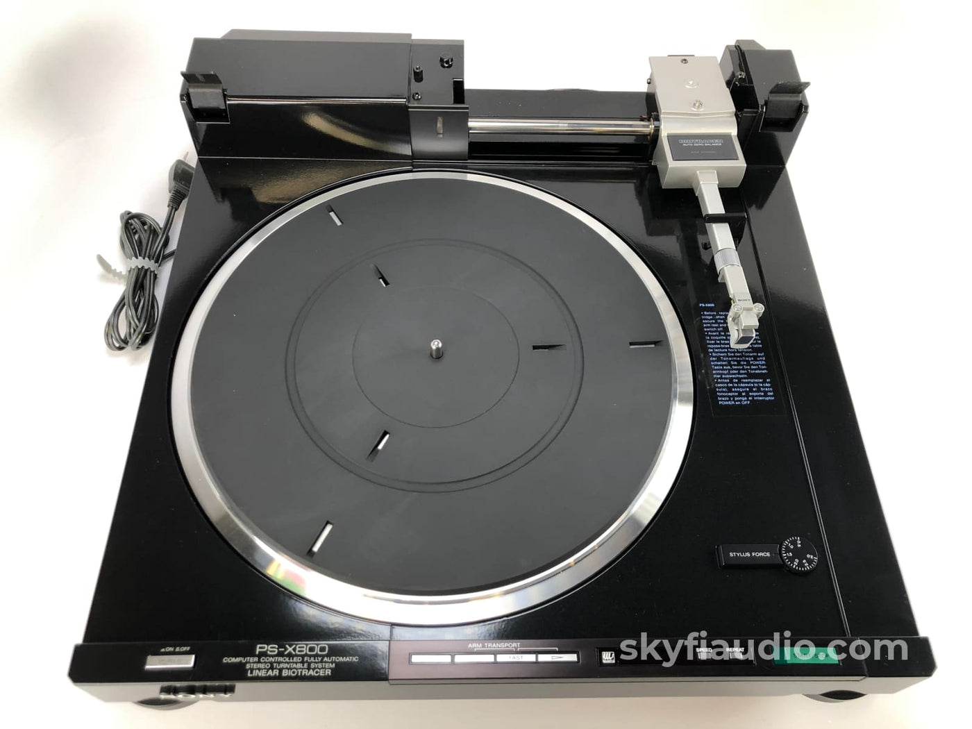 Sony PS-X800 Linear Tracking Turntable - Like New In Box!