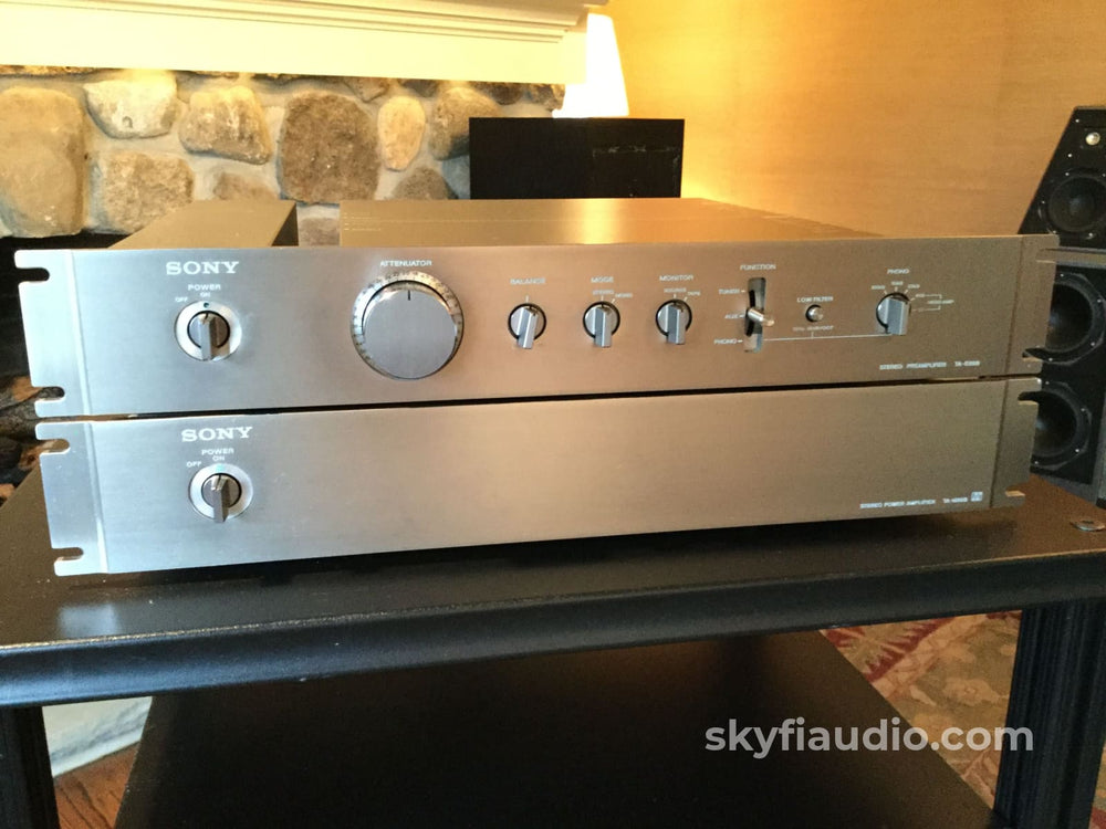 Sony TA-E86B and TA-N86B Preamp/Amplifier Combo, Super Rare and Collec