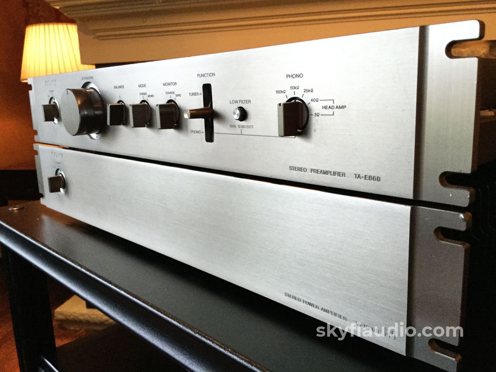 Sony TA-E86B and TA-N86B Preamp/Amplifier Combo, Super Rare and Collec