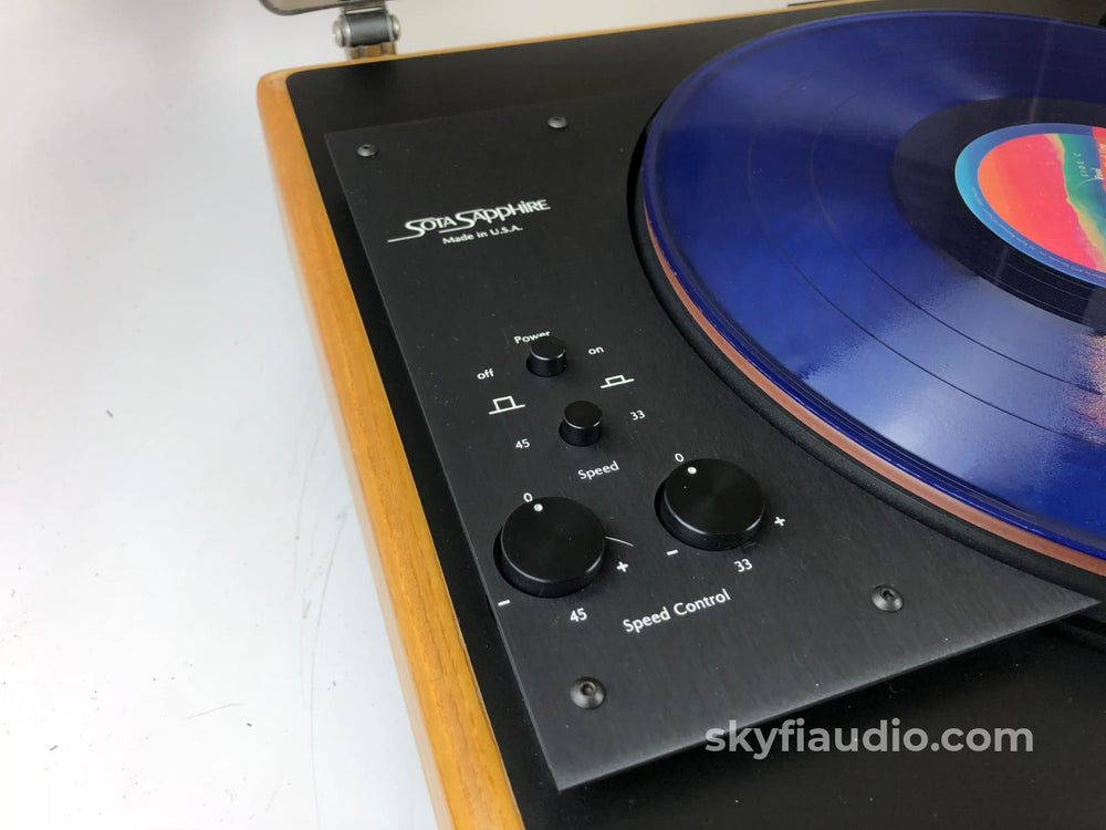 Sota Sapphire Turntable with Sumiko Premier FT3 Tonearm and New Grado